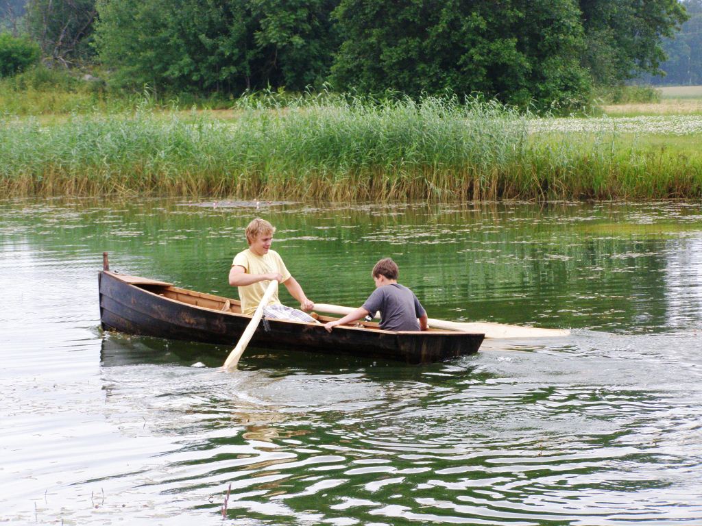 Photos des barques en bois